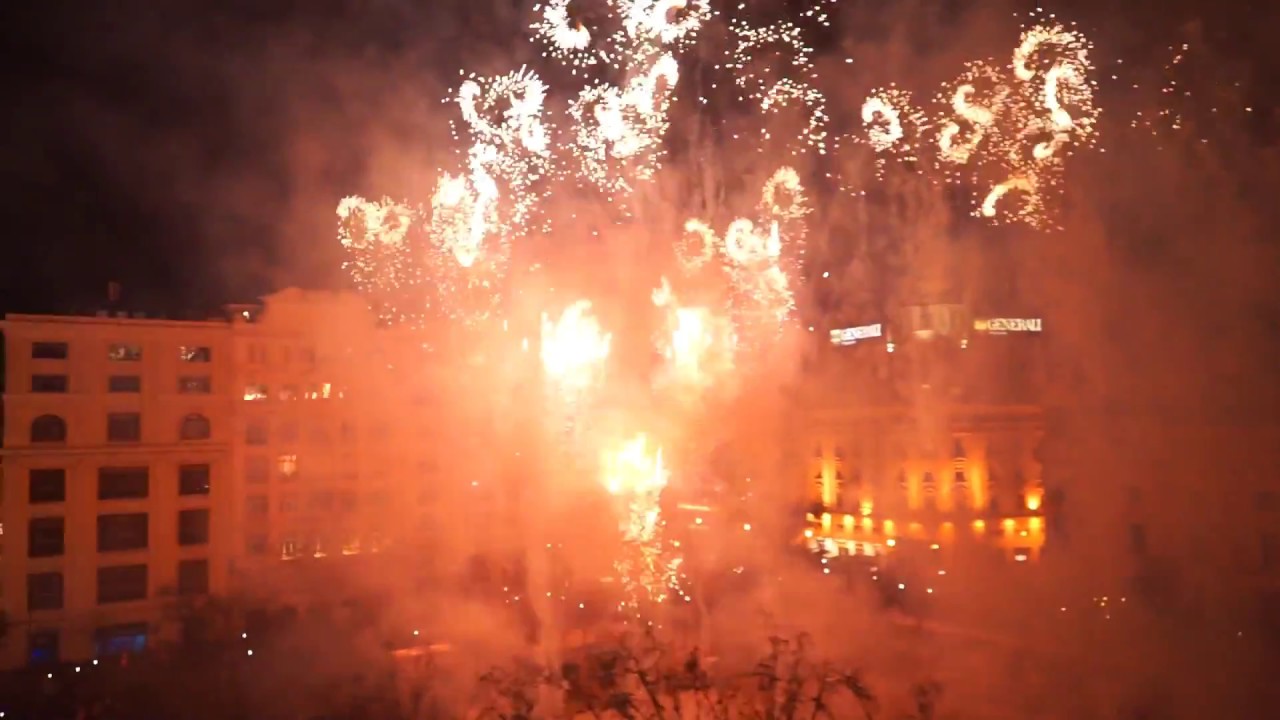 So Close You'll Get Hit By Firework Debris - Color Mascleta March 3rd ...