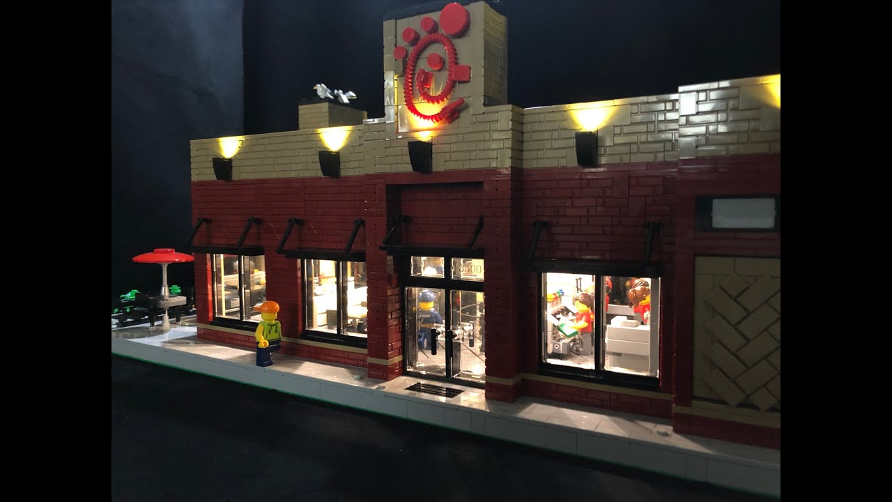 Chick-fil-A in LEGO! Full in-depth review - YouTube