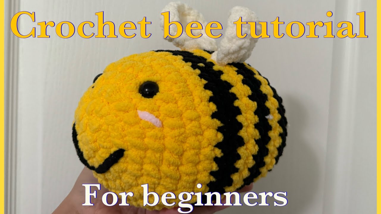Amigurumi Crochet Bee Step by Step tutorial - YouTube