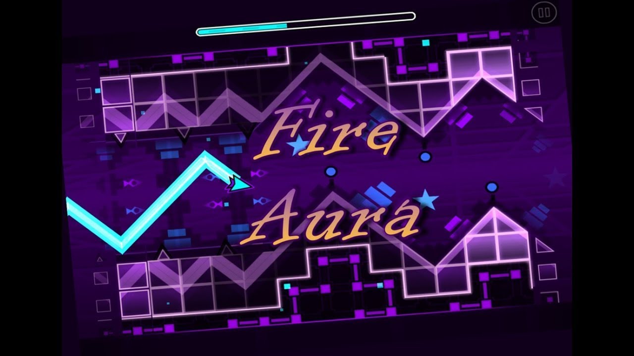 Fire aura Geometry dash - YouTube