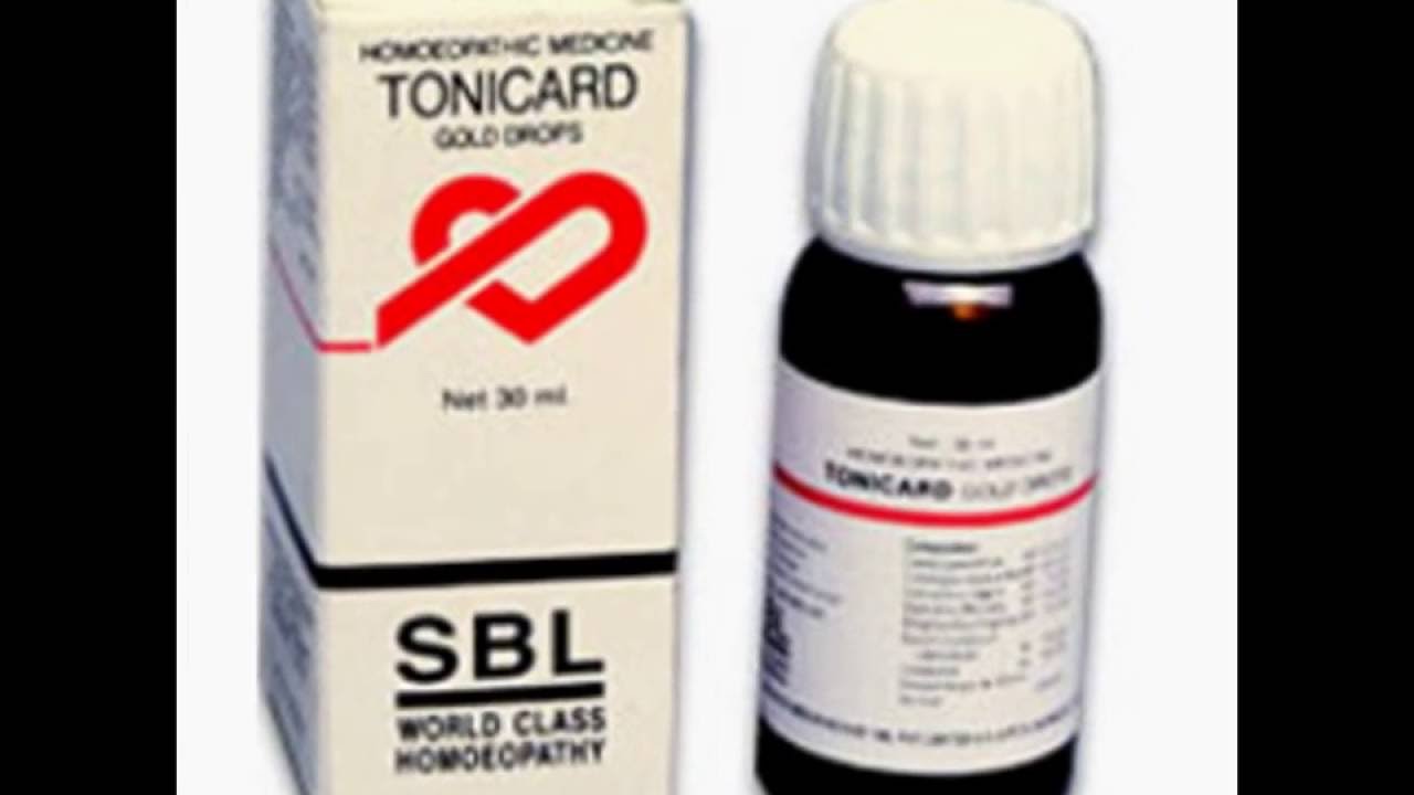 SBL Homeopathy Tonicard Gold Drops - YouTube
