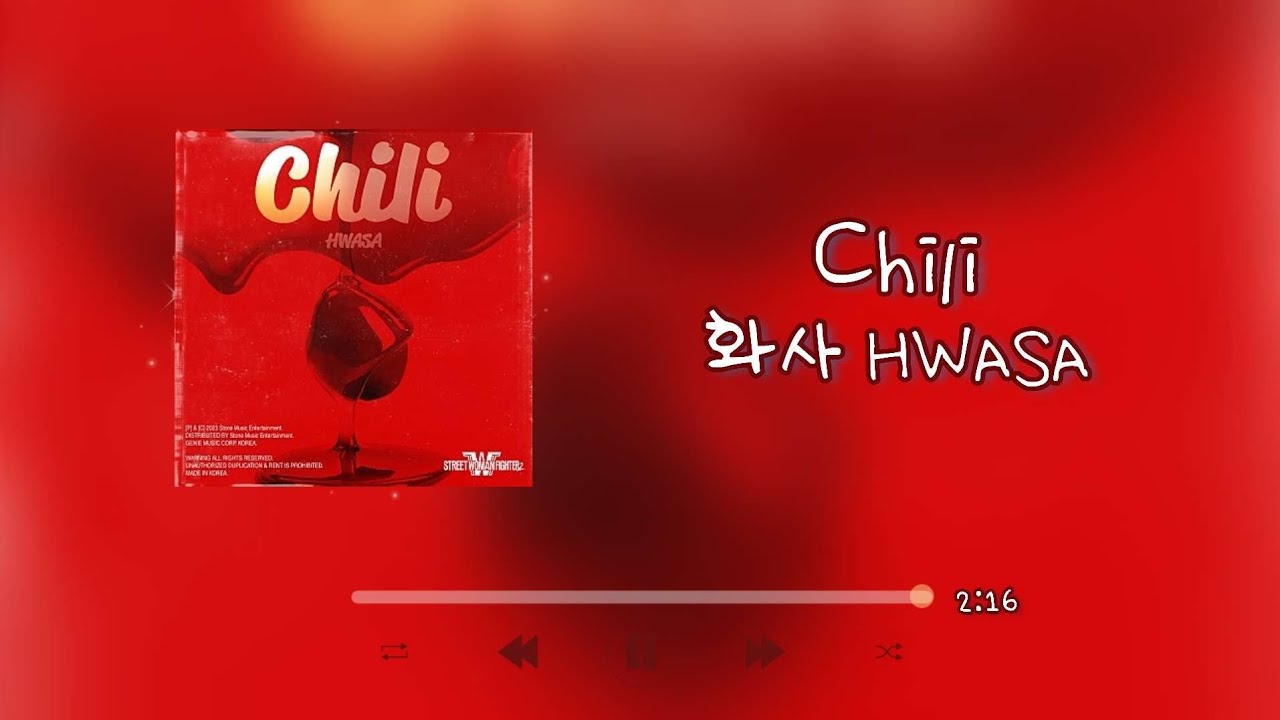 𝐏𝐥𝐚𝐲𝐥𝐢𝐬𝐭 | Chili _ 화사 HWASA | 가사 - YouTube
