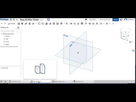 Onshape Tutorial - Kritter Chair - 1 - Main Components - YouTube