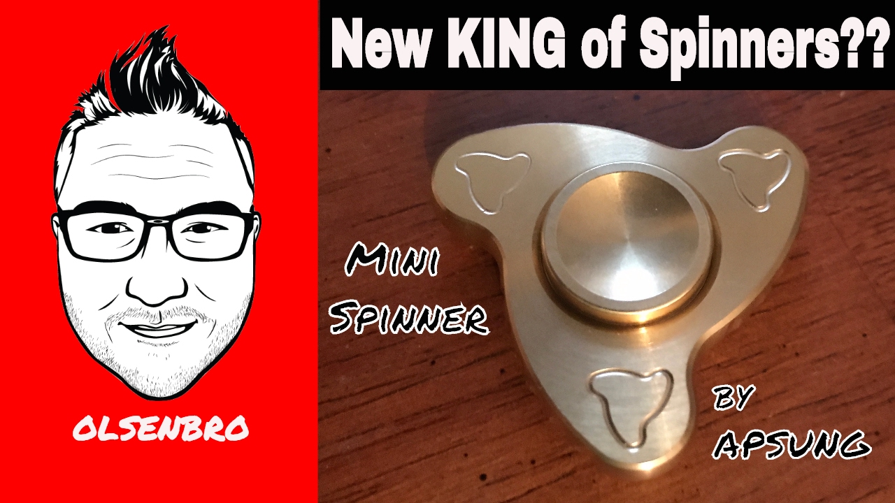 The New King of Spinners?? Mini Fidget Spinner by Apsung - YouTube