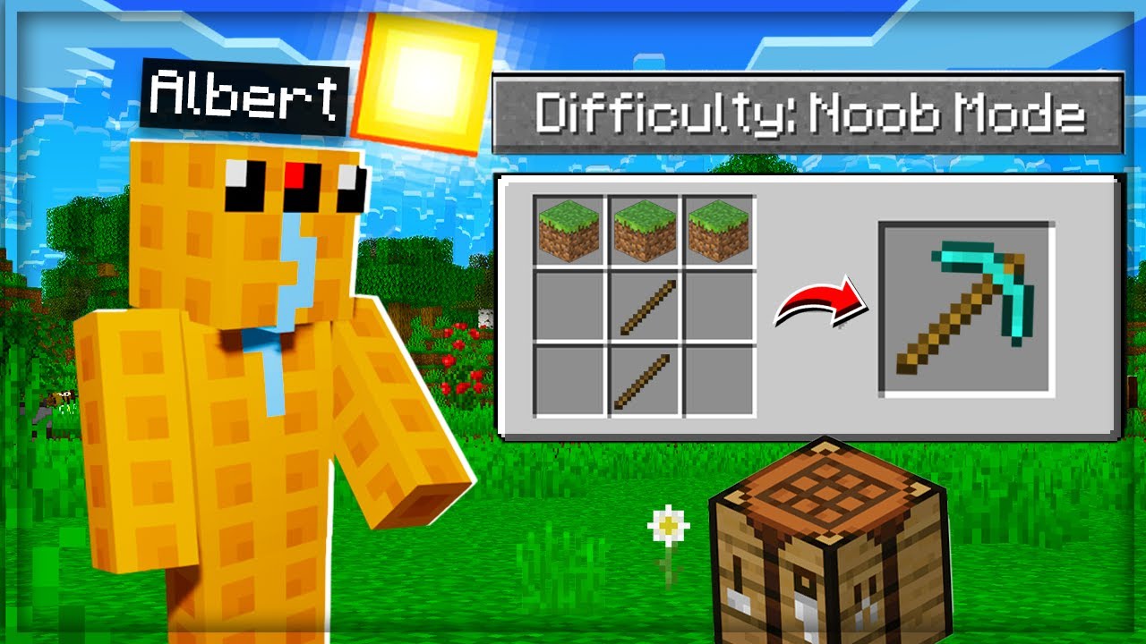 Minecraft Dar Este Dificultate De Noobi.. - YouTube