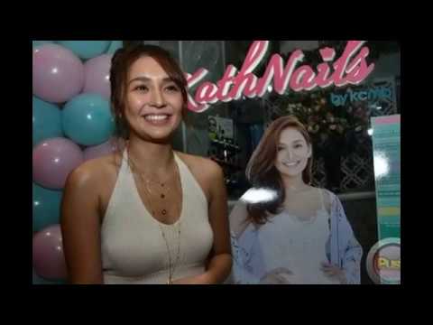 Grand Opening of KATHRYN BERNARDO's KATHNAILS !!!