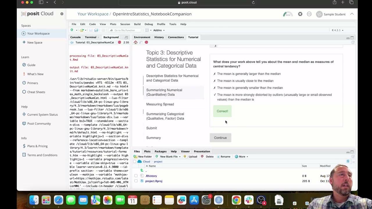 OpenIntro Statistics, Companion Notebook (Intro for Students) - YouTube