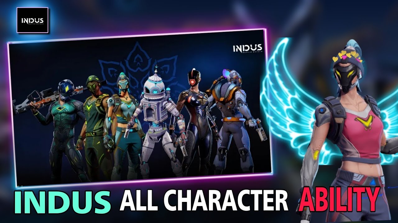 INDUS GAME ! All Characters Ability @zxadi0.7 @satirgamerz - YouTube