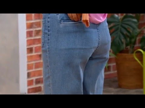 QVC model Jill looking good in jeans 010 - YouTube
