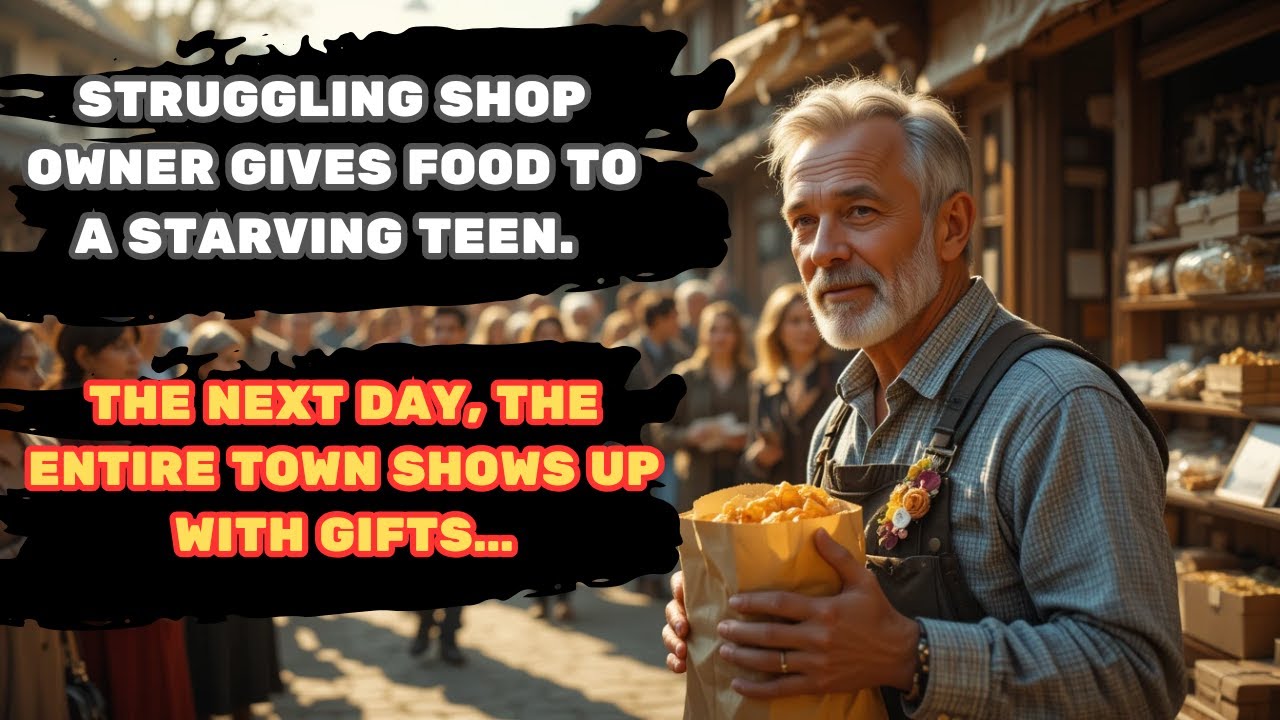 Struggling Shop Owner Shows Kindness — Then the Entire Town Shows Up ...