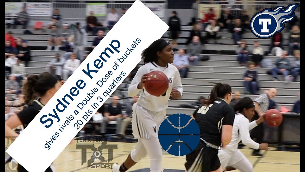 TenXTensports : Sydnee Kemp 20 points in three quarters - YouTube