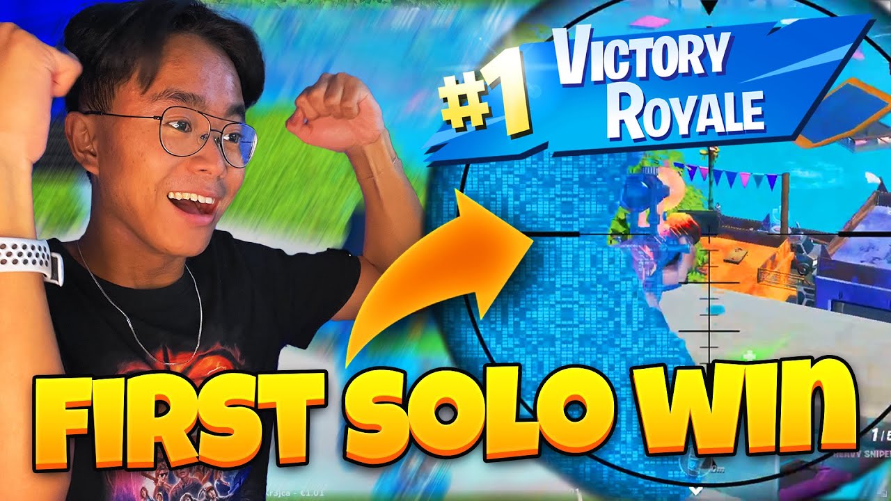 Môj PRVÝ Solo WIN vo Fortnite! - YouTube
