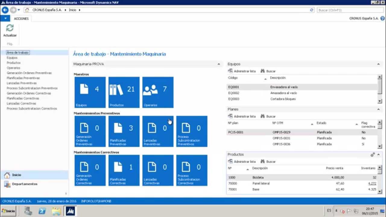 Software para el control y mantenimiento de la maquinaria de su empresa ...