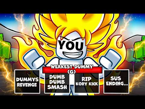 YOU Troll Us with WEAKEST DUMMY MOVESET in Strongest Battlegrounds!