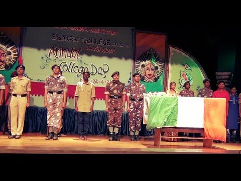 SSMRV college annual day-2018 skit by NCC cadets - YouTube