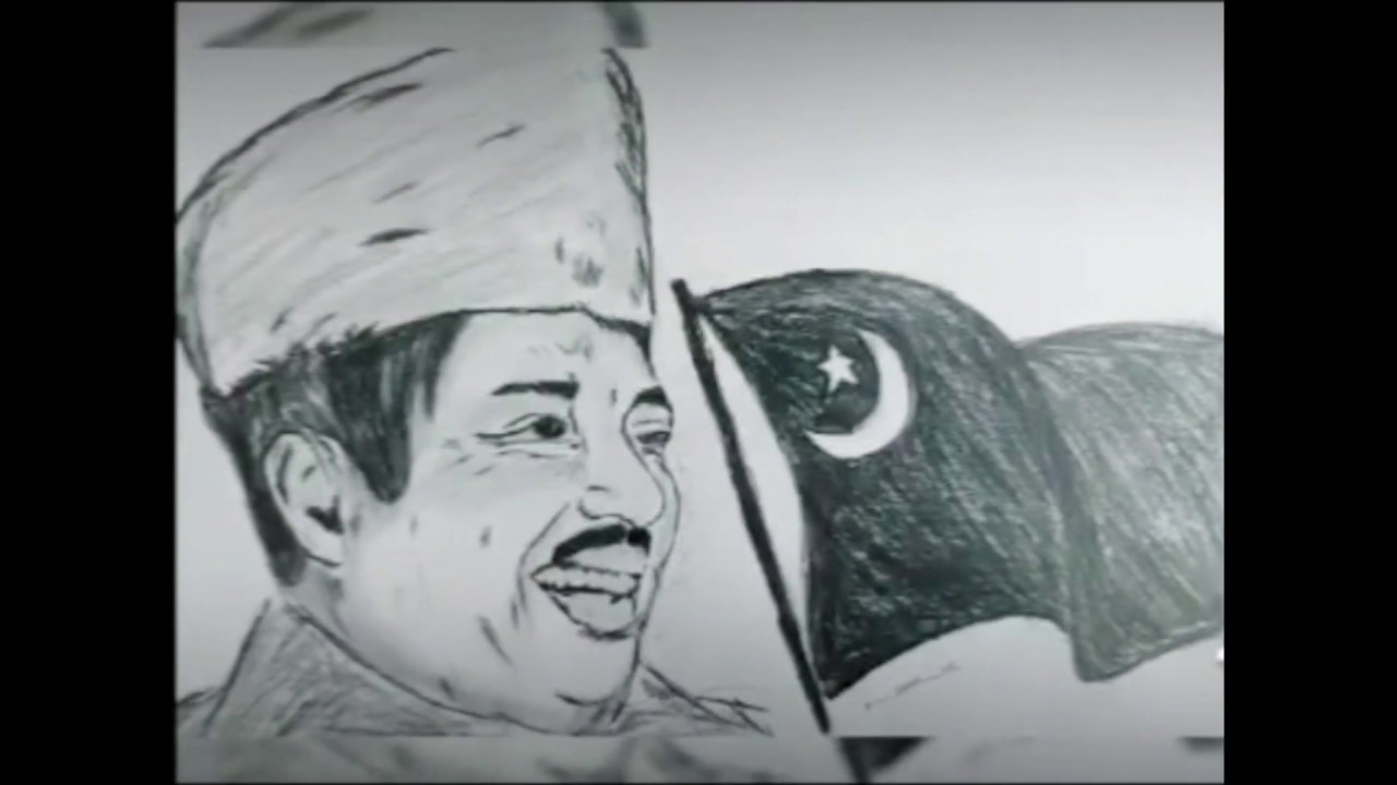 Pencil Drawing of Ch Mohammed koya - YouTube