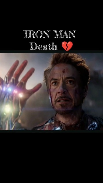 IRON MAN DEATH SCENE 💔|•| - YouTube