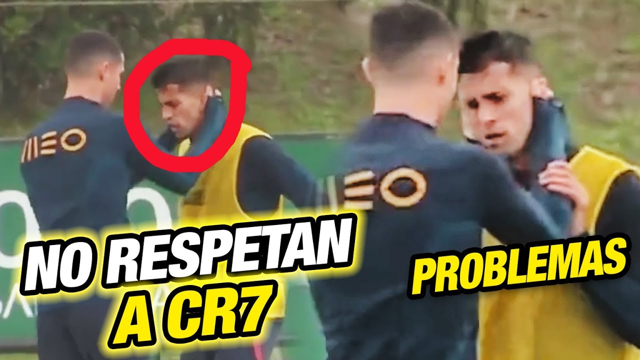 Cristiano Ronaldo IGNORADO por CANCELO, FEO GESTO - NO RESPETAN a CR7 ...