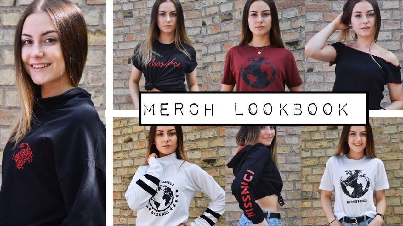 Summer MERCH Lookbook 2018 / MissNici - YouTube