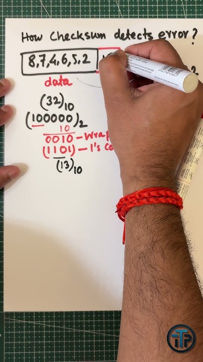 Checksum | detect an error with a checksum in Computer Networks? In 1 min #computernetwork - YouTube