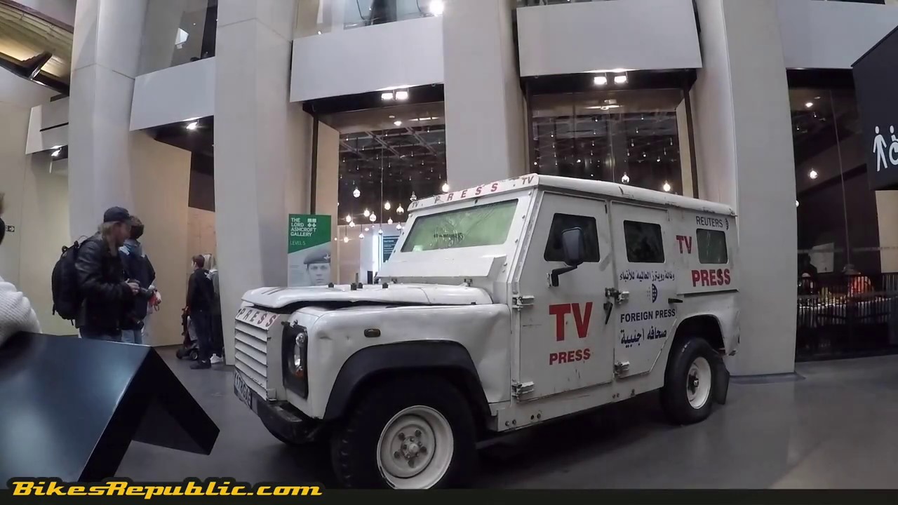 Imperial War Museum London - Reuters Land Rover - YouTube