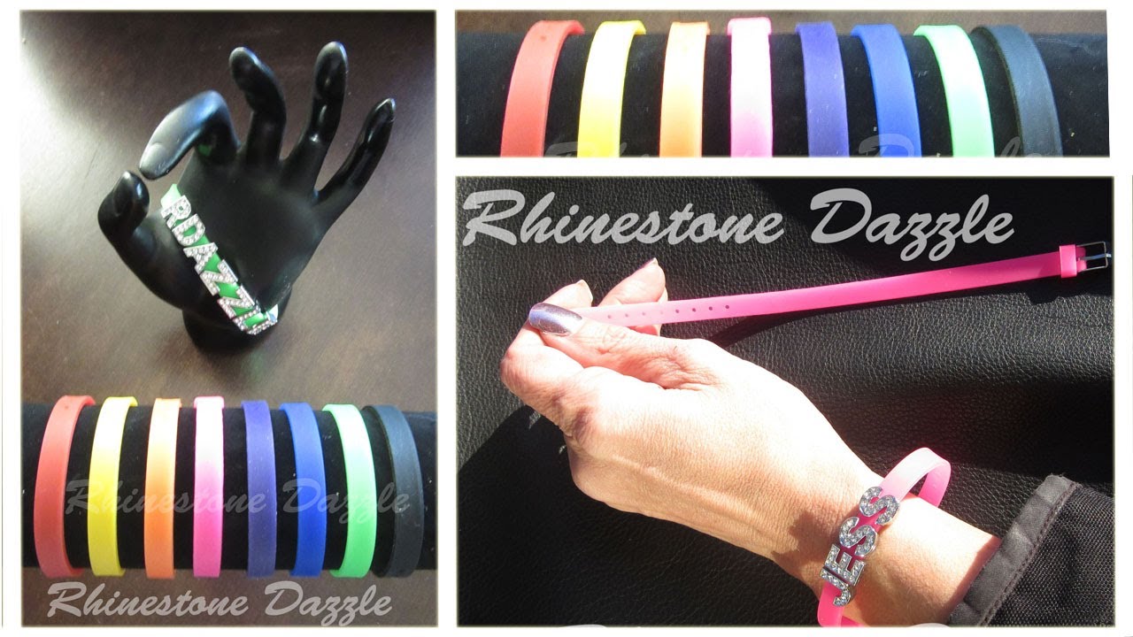 Customizing Silicone Charm Bracelets with Slide Charms - YouTube