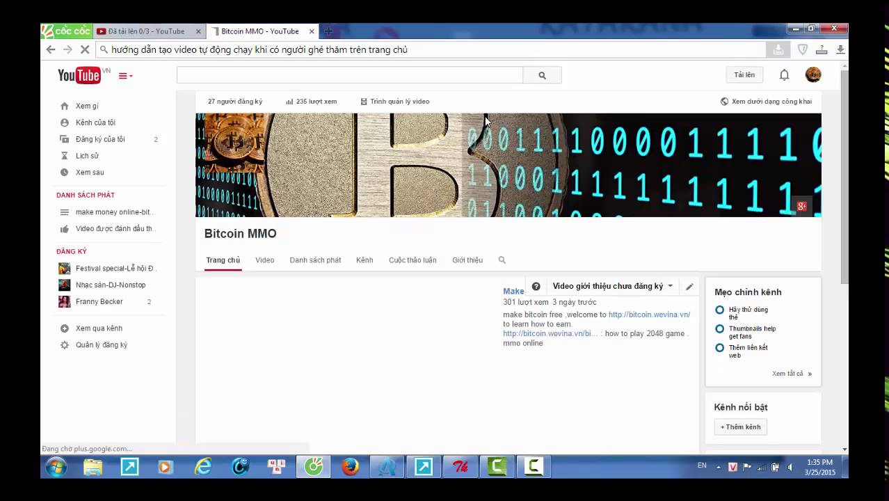 Add video to introduce the homepage automatically run on youtube - YouTube