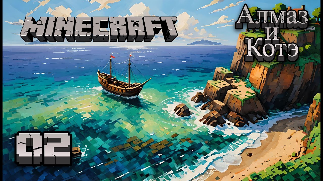 Майнкрафт 02 - В поисках деревни | Minecraft 02 - YouTube