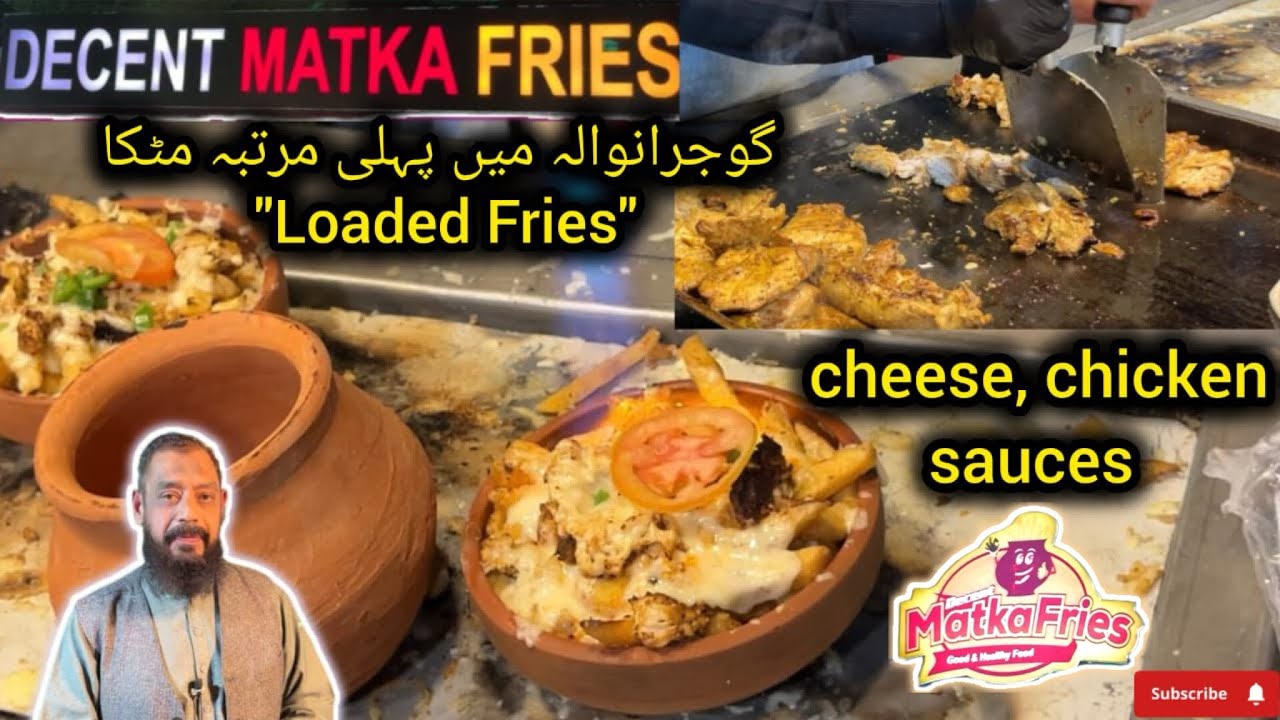 Matka Loaded Fries Model Town | Gujranwala | Street Food | 16-March ...