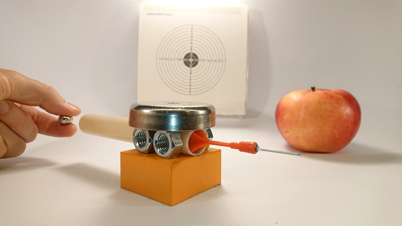 Magnetic Darts ~ Magnet Launcher ~ Linear Accelator | Magnet Tricks ...
