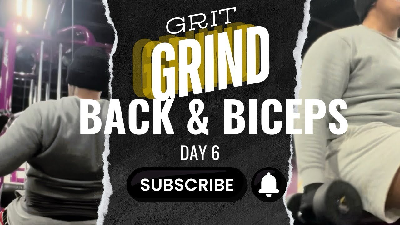 Day 6: Back and Biceps Workout | Grit and Grind by Crowned Figures ...