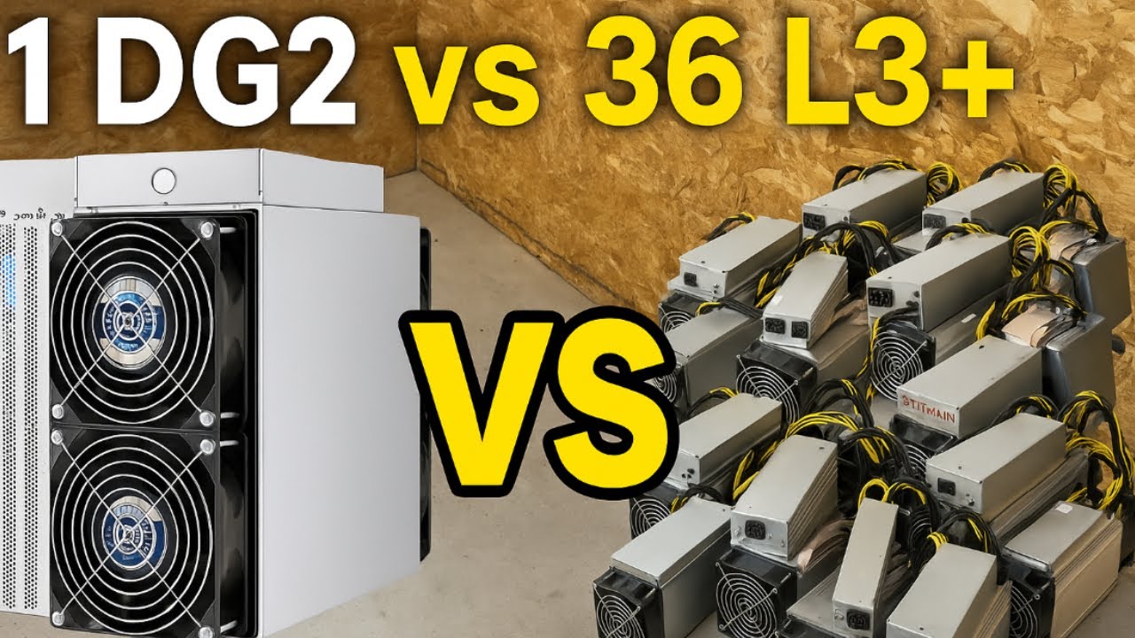 Single DG2 vs 36 L3 antiminers for Dogecoin - YouTube