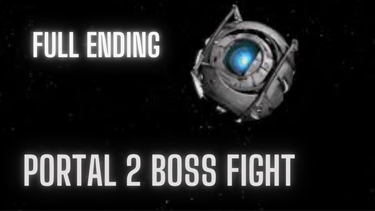 Portal 2 - Wheatley Boss fight - +Ending - YouTube