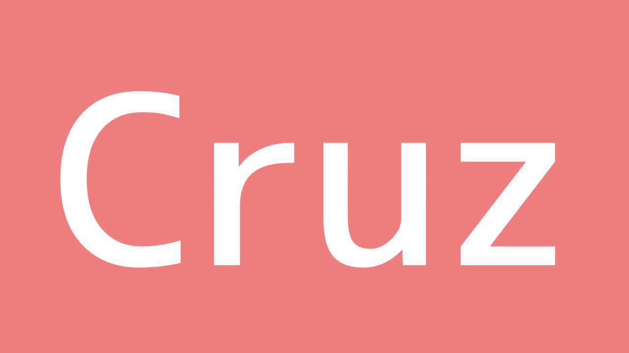 How to say Cruz in Spanish - YouTube