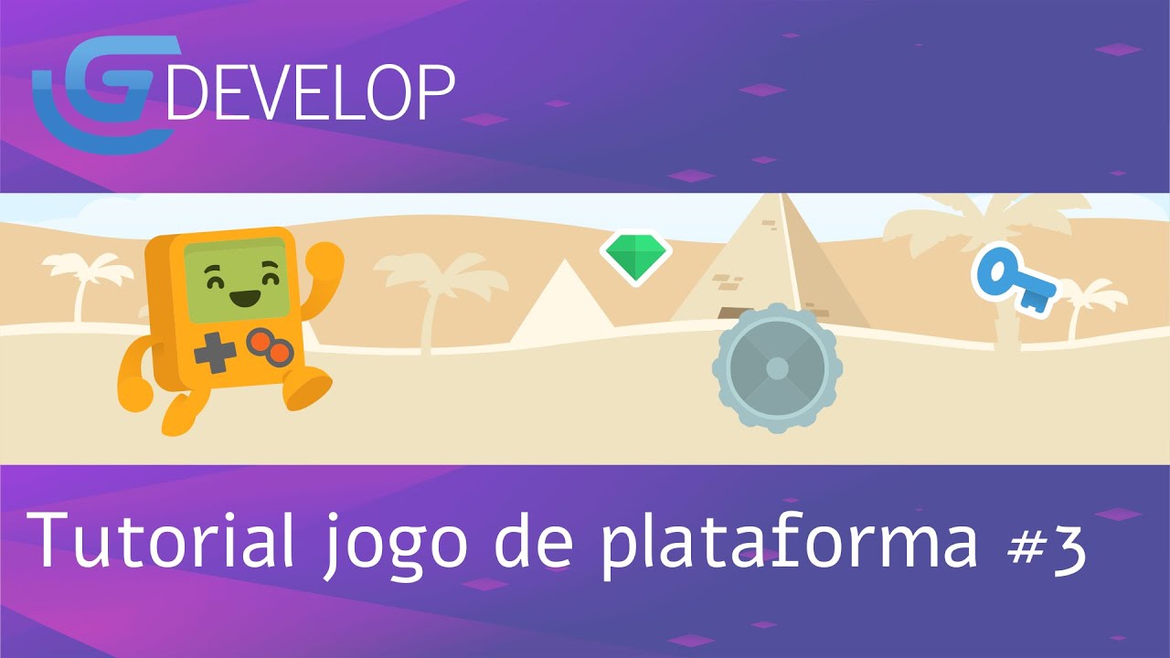[GDevelop 5 - 2019] #3 - Jogo de Plataforma - Utilizando o evento Key ...