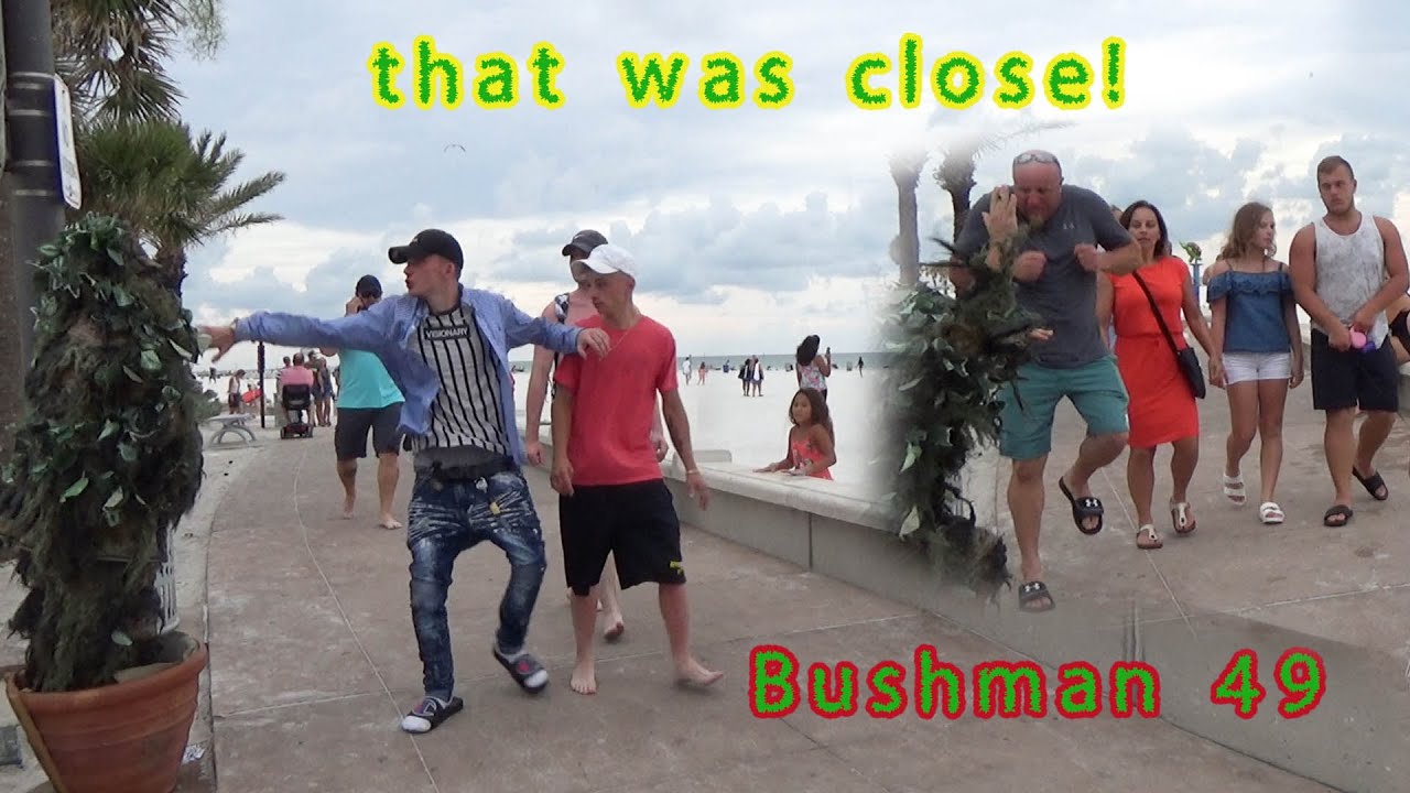 49 a couple of close calls. he almost got me! bushman - YouTube