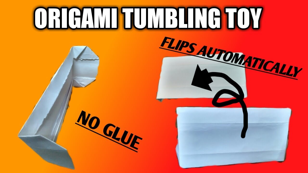 Origami Tumbling Toy || Tumbling toy without marble II 2022 - YouTube
