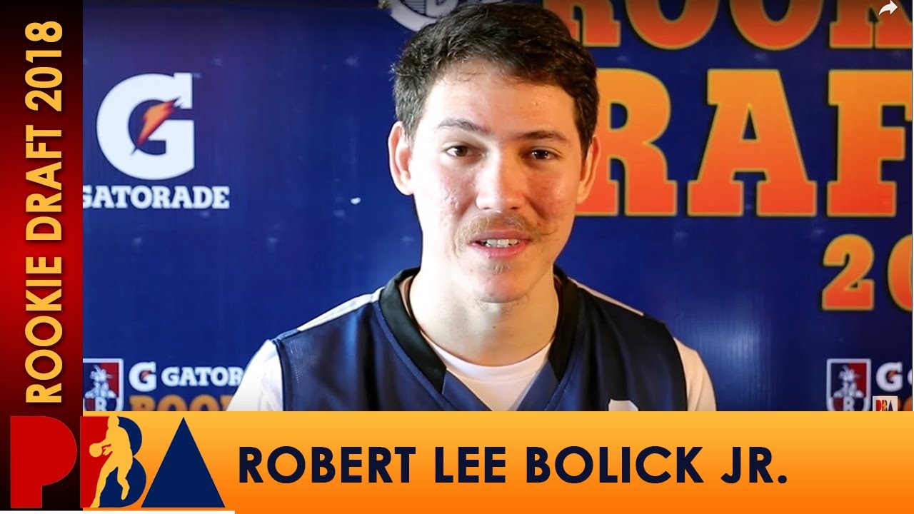 PBA Rookie Draft 2018: Robert Lee Bolick Jr. - YouTube