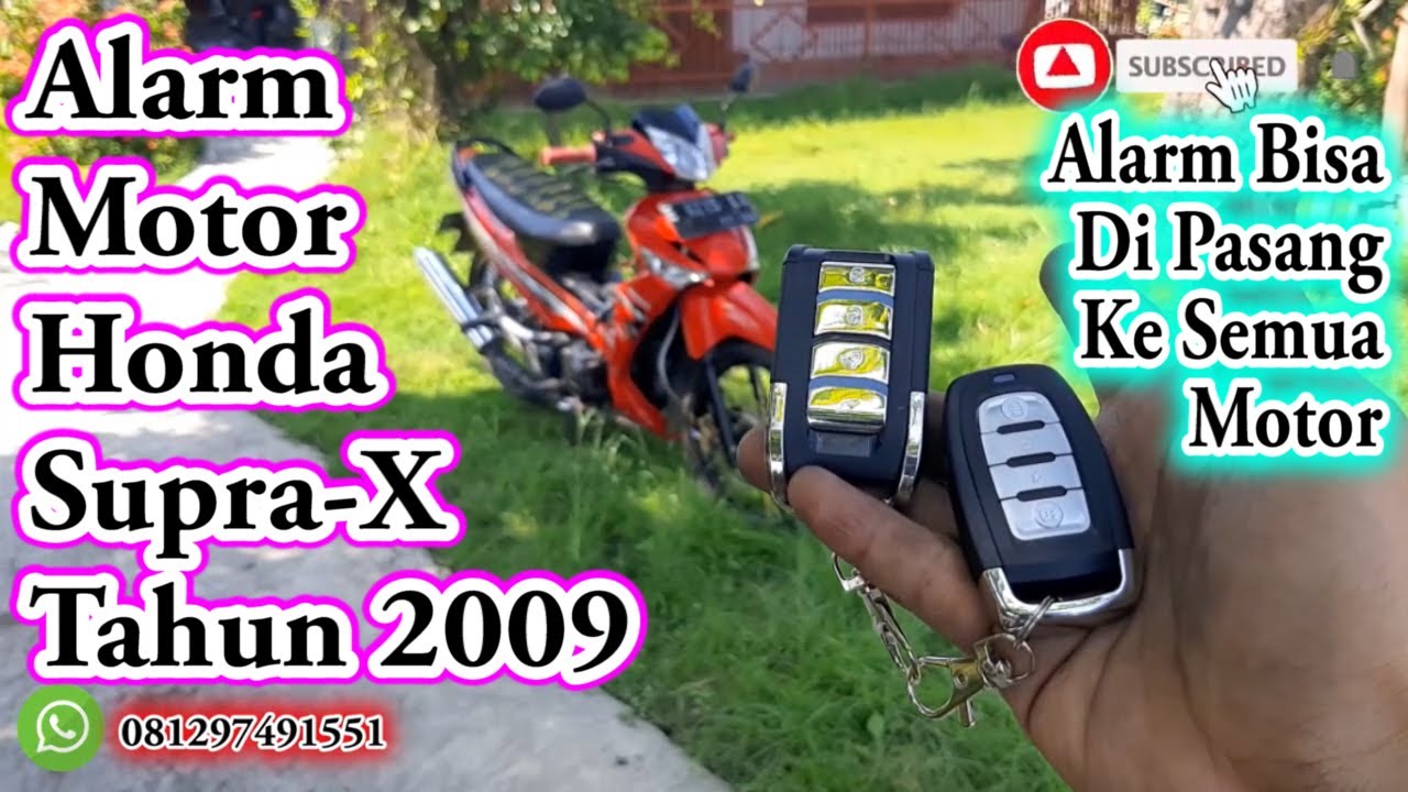 Alarm Motor Honda Supra-X 2009 | alarm motor cirebon | alarm motor ...