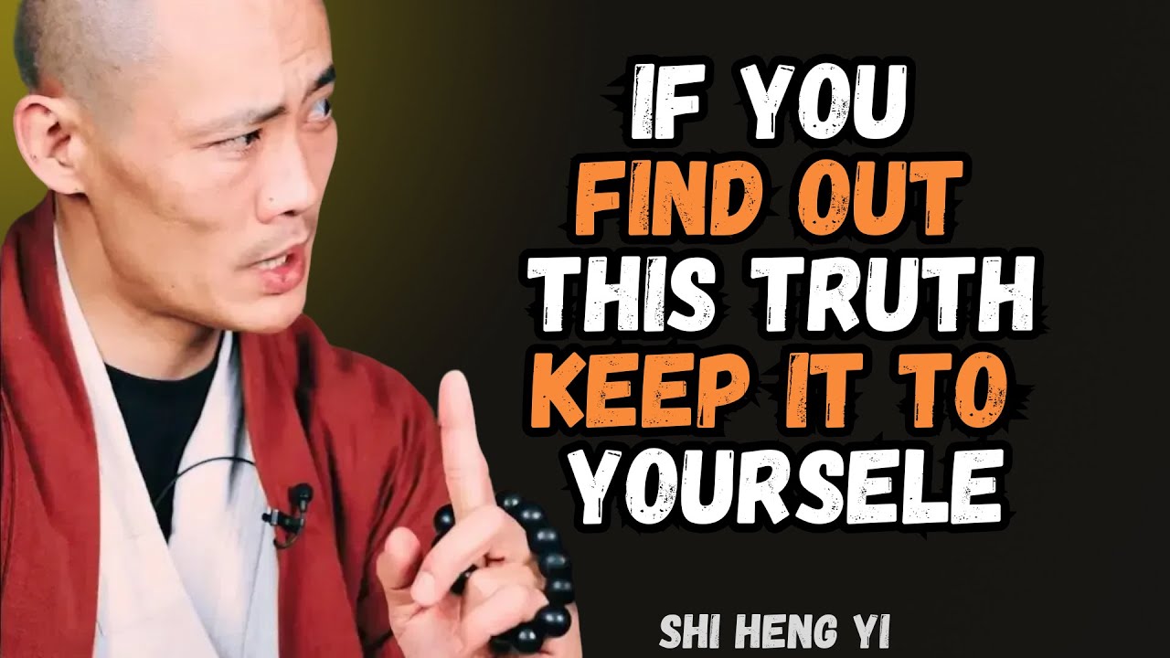 A Secret So Powerful, You’ll Regret Telling Anyone | Shi Heng Yi ...