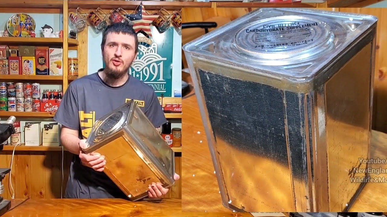 Eating 60 Year Old Nuclear Bomb Shelter Find. 37 POUNDS - YouTube