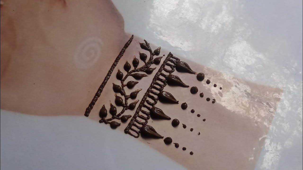 Dot Mehndi design for hands || dot Mehndi ka design - YouTube