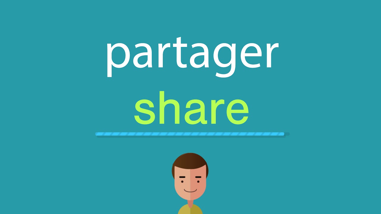 Comment dire partager en anglais - YouTube
