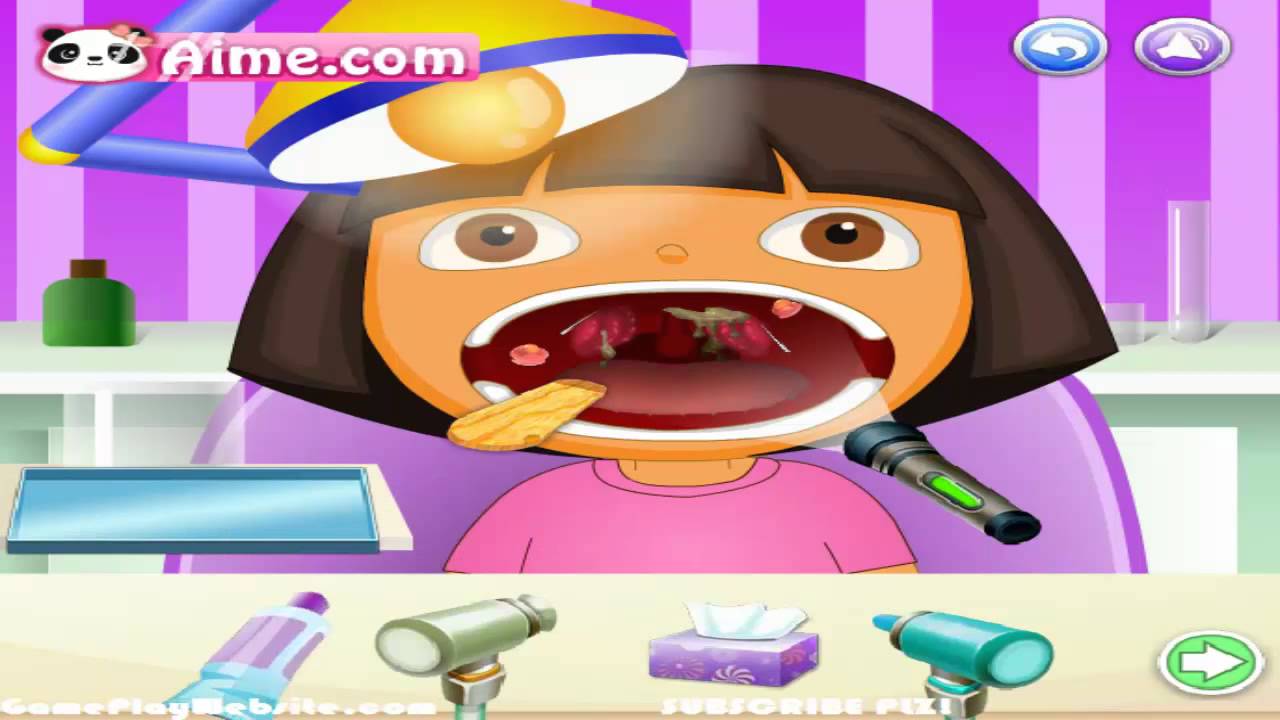Dora Online Game Children Gameplay Video - Baby Girl Games - YouTube