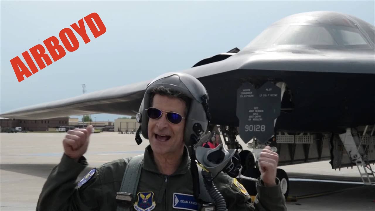 Dean Kamen B-2 Bomber Flight - YouTube