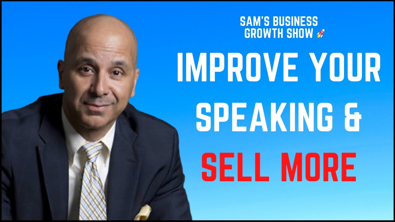 Improve Your Speaking And Sell More - Victor Antonio - YouTube