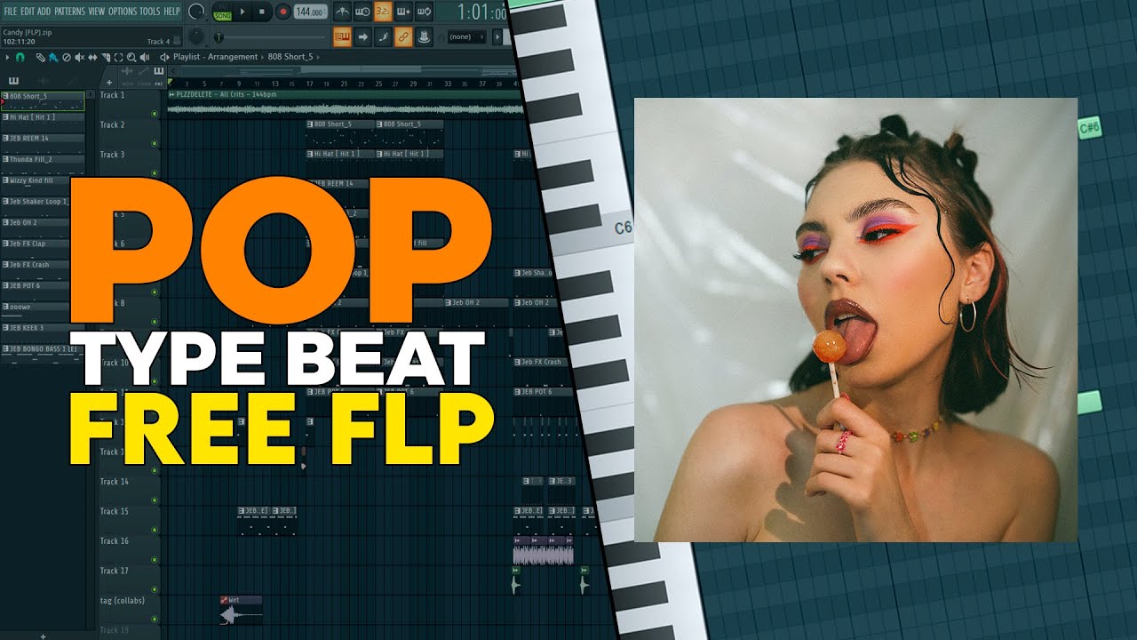 [FREE FLP] Pop Type Beat - "Candy" - FL Studio Project 2023 - YouTube