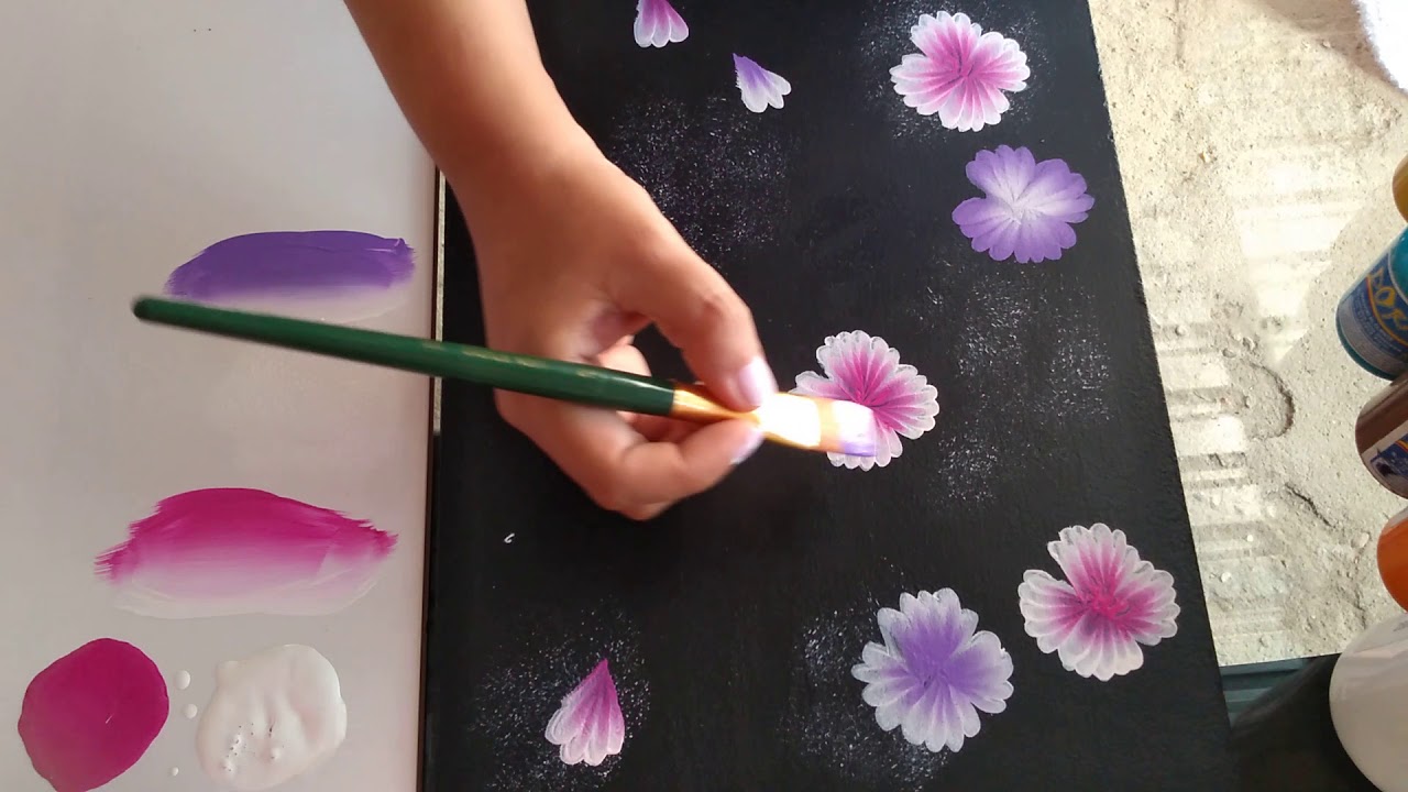 PINCELADAS ☺PASO a PASO para PRINCIPIANTES! [1] - YouTube