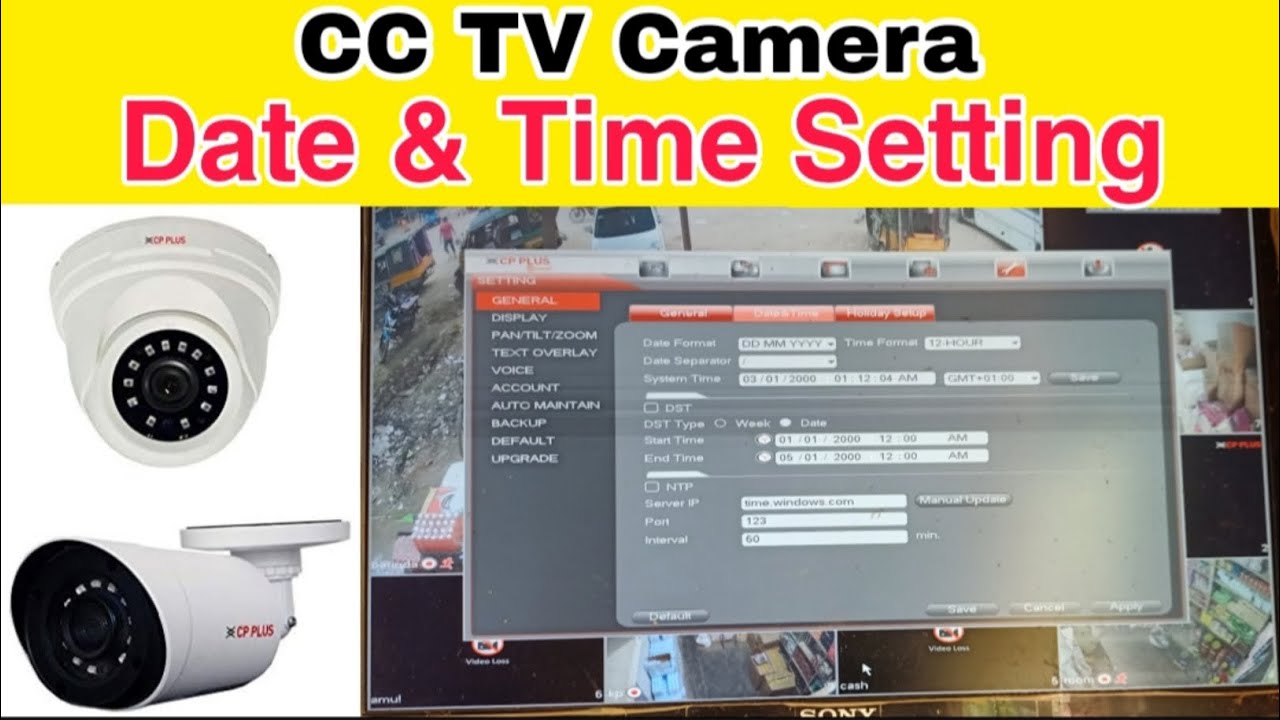 How to setting CC tv Camera Date & Time || Cc tv Date Time Setting # ...