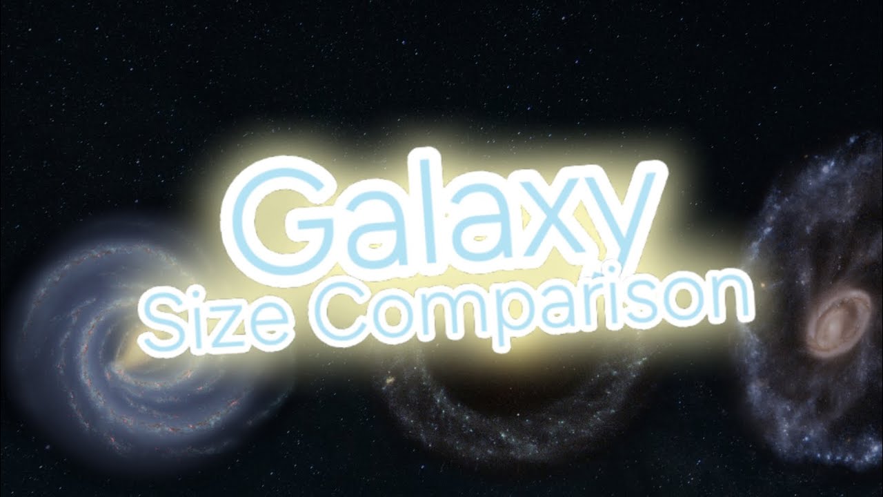 Galaxy Size Comparison - YouTube